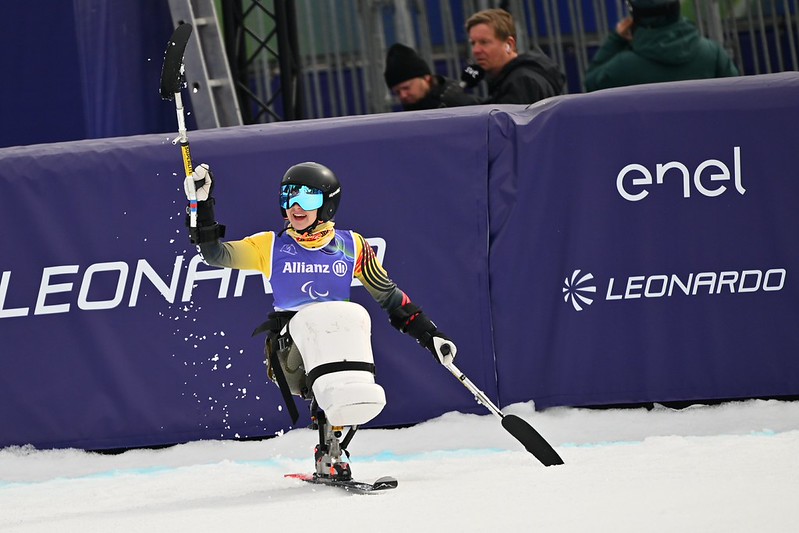 Marte Goossen wordt zesde in paralympische slalom in Cortina ...